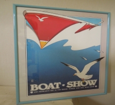 Quadro con stampa Boat show